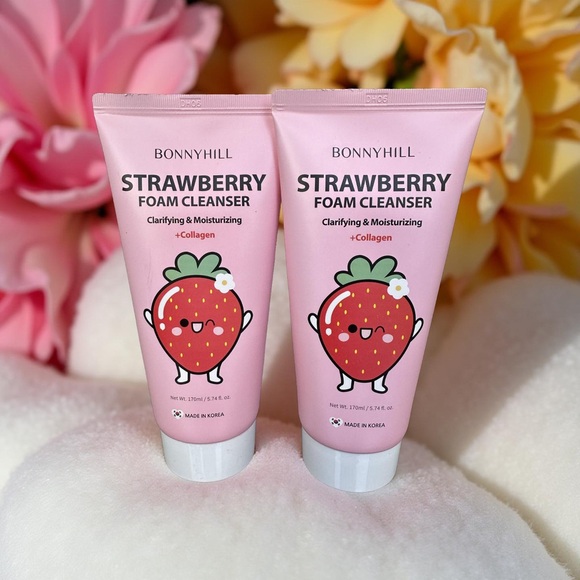 Bonnyhil | Skincare | 2 Bonnyhill Strawberry Foam Cleanser Clarifying ...
